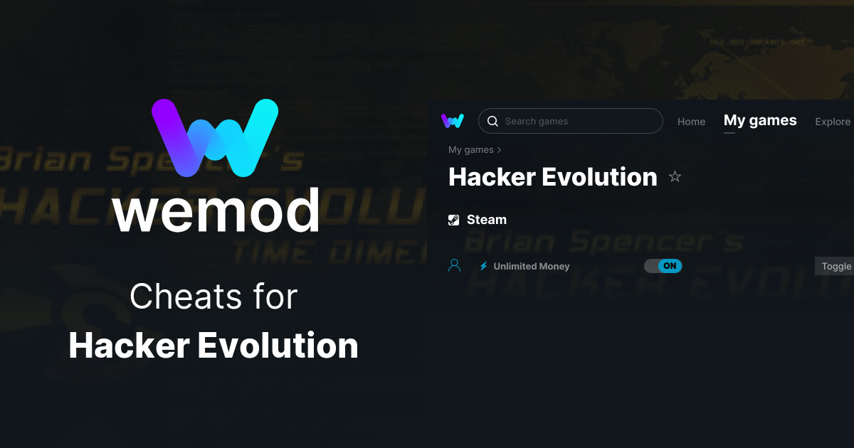 Hacker Evolution Cheats & Trainers for PC | WeMod