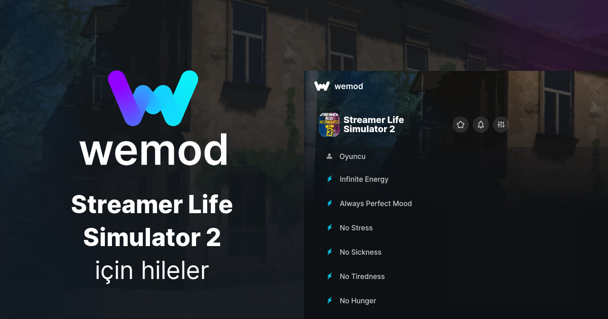 PC İçin Streamer Life Simulator 2 Hileleri ve Öğreticileri - WeMod