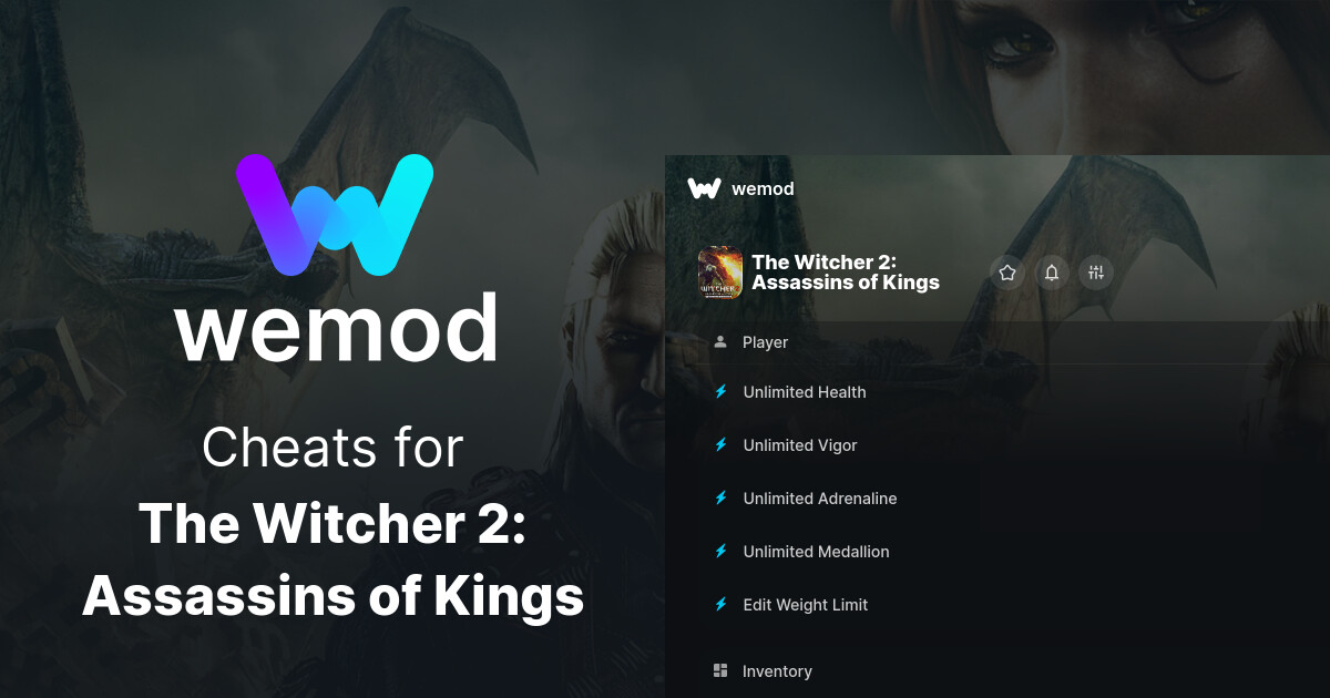 The Witcher 2: Assassins of Kings Cheats & Trainers for PC | WeMod