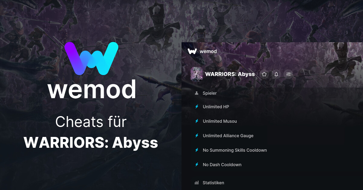 WARRIORS: Abyss Errungenschaften für Steam - WeMod