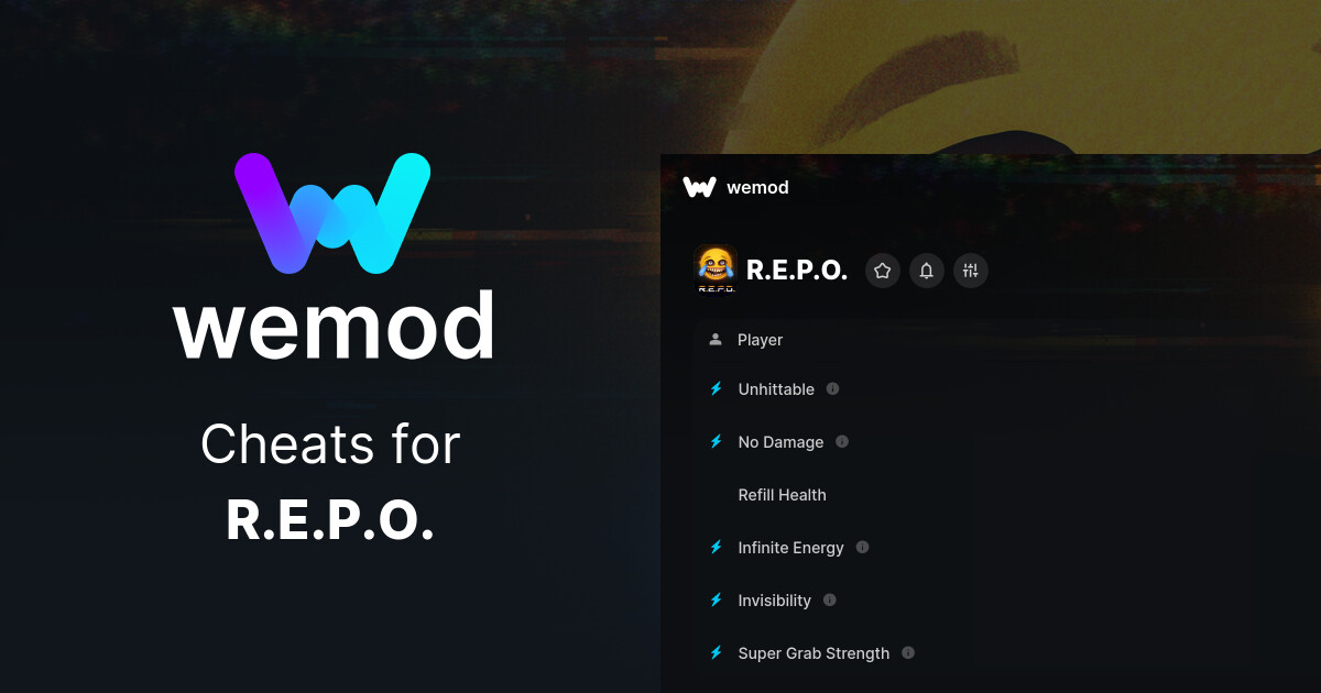 R.E.P.O. Cheats & Trainers for PC | WeMod
