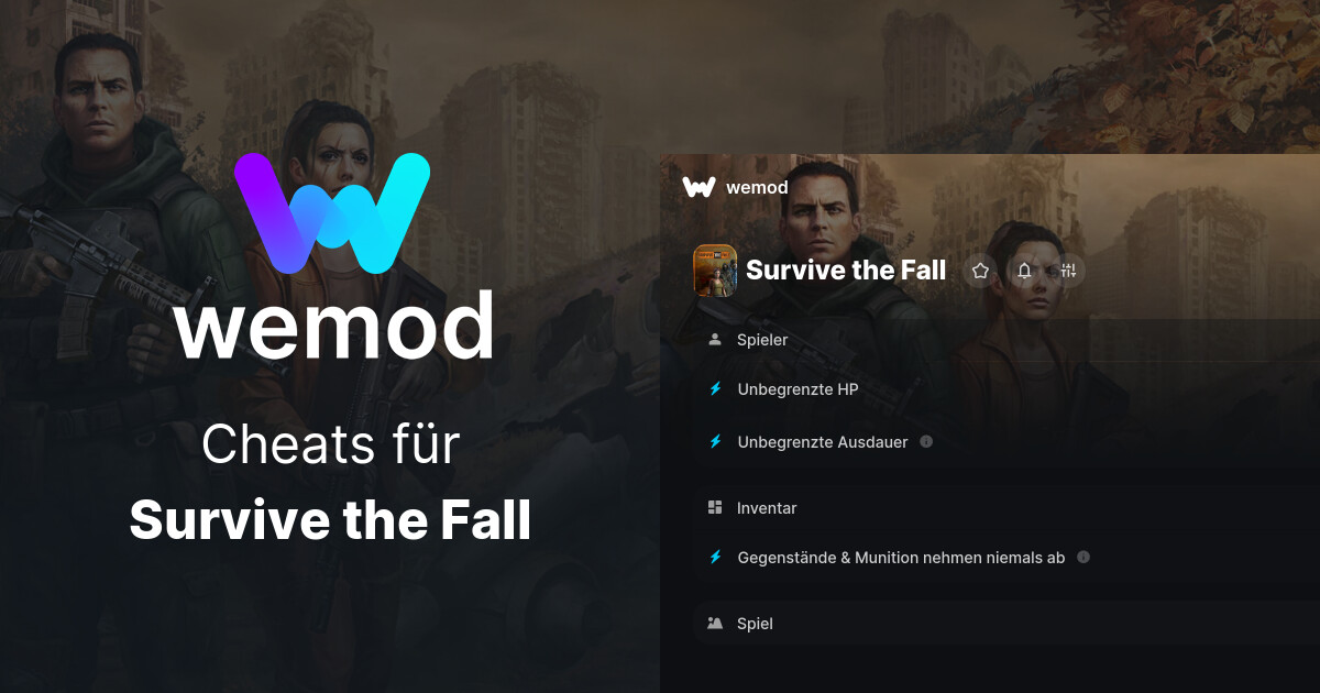 Survive the Fall Cheats und Trainer für PC - WeMod