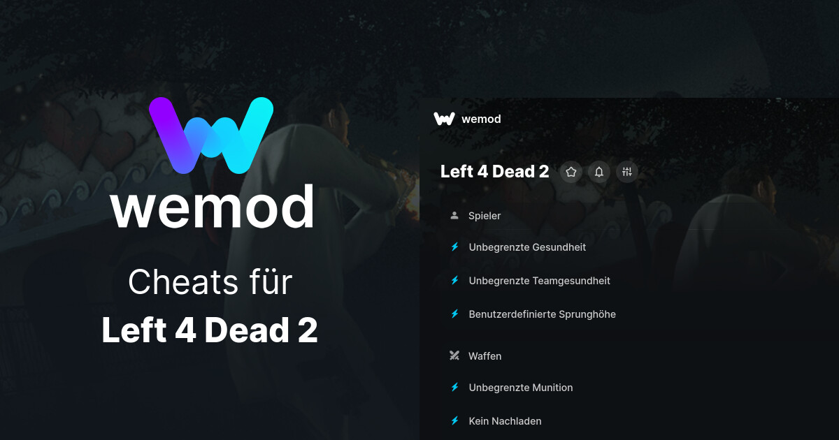 Left 4 Dead 2 Cheats und Trainer für PC - WeMod