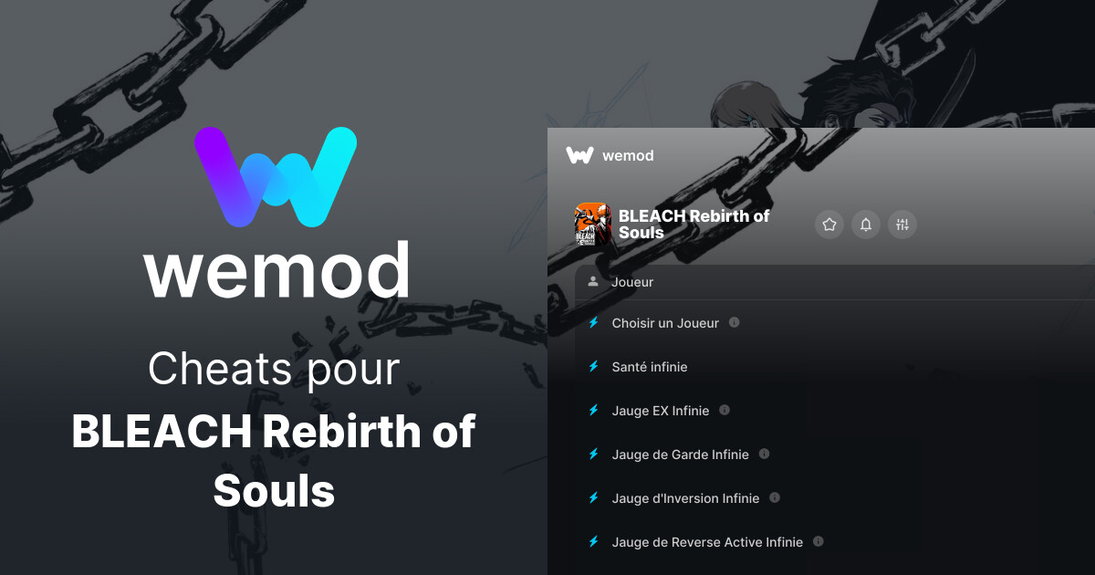 Succès Steam pour BLEACH Rebirth of Souls – WeMod