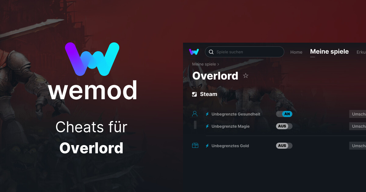 Overlord Cheats & Trainer für PC | WeMod