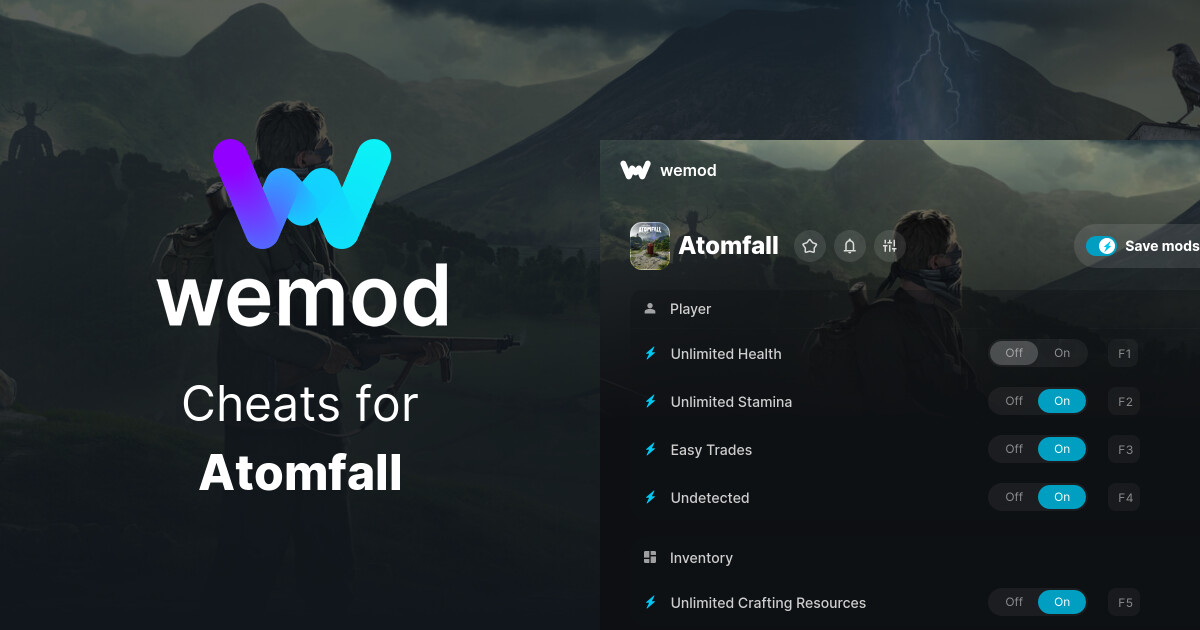 Atomfall Cheats, Trainers and Maps for PC | WeMod