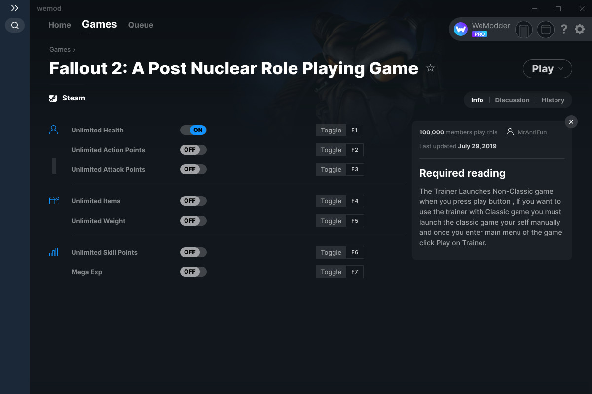 Fallout 2: A Post Nuclear Role Playing Game Cheats and Trainer for ...