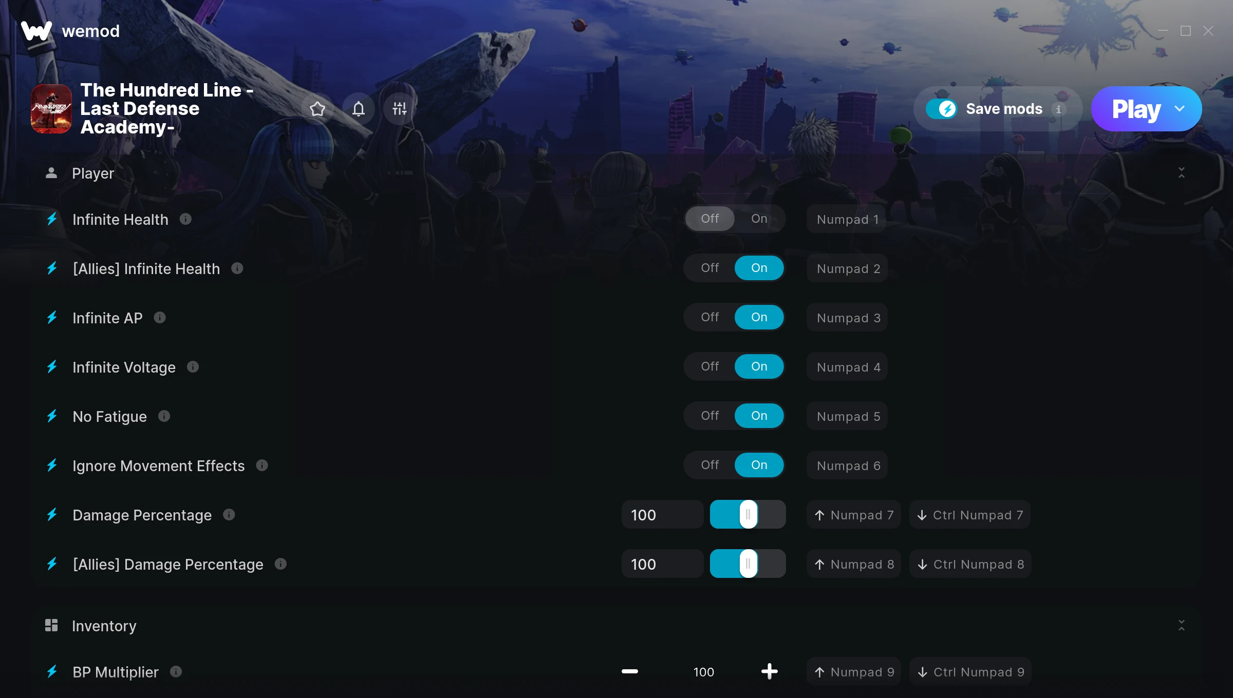The Hundred Line -Last Defense Academy- Cheats & Trainers for PC | WeMod