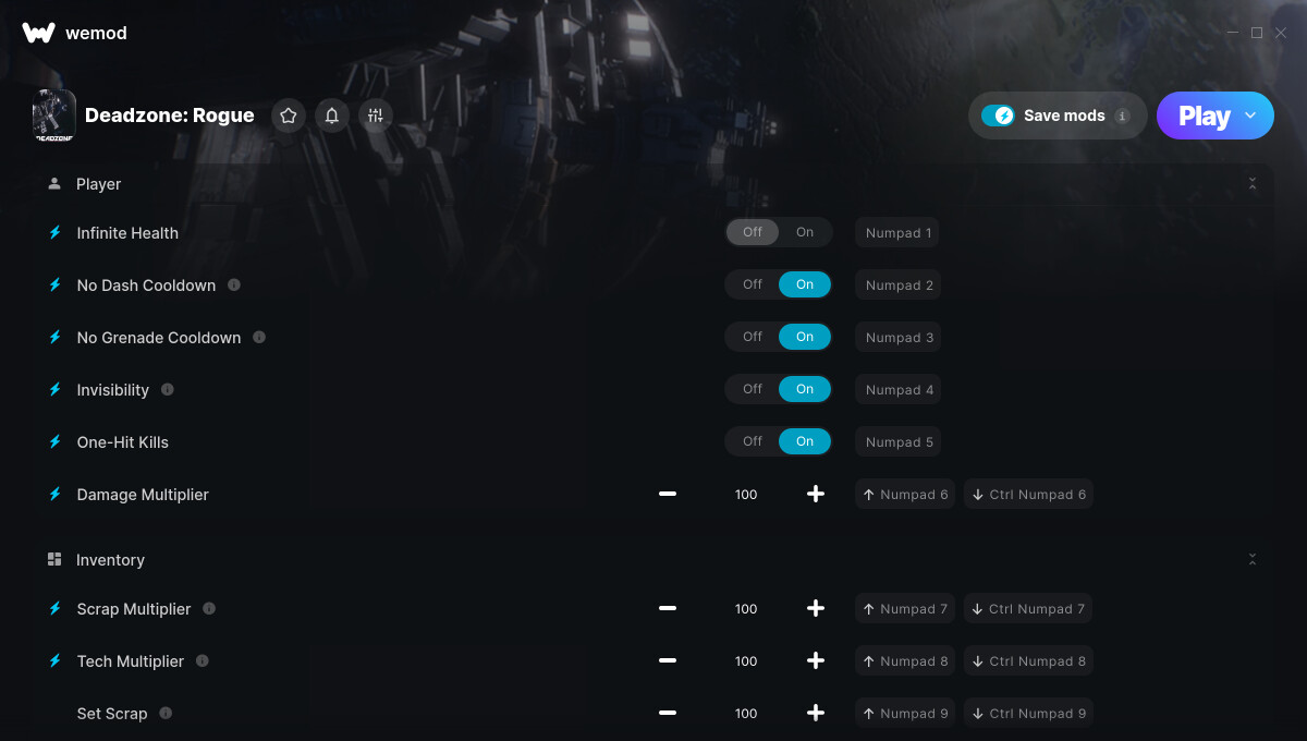 Deadzone: Rogue Cheats and Trainer for Steam - Trainers - WeMod Community