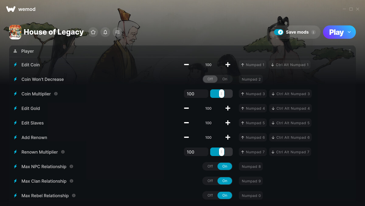 House of Legacy Cheats and Trainer for Steam - Trainers - WeMod Community