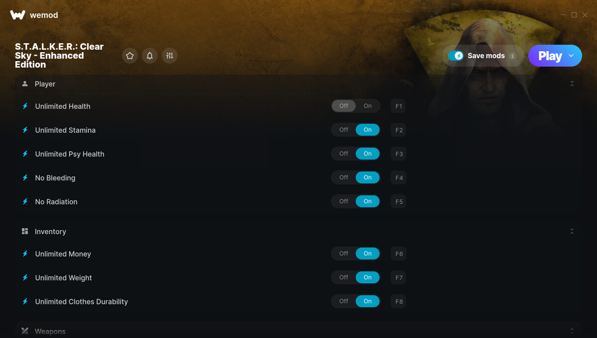 S.T.A.L.K.E.R.: Clear Sky - Enhanced Edition Cheats and Trainer for Steam - Trainers - WeMod ...