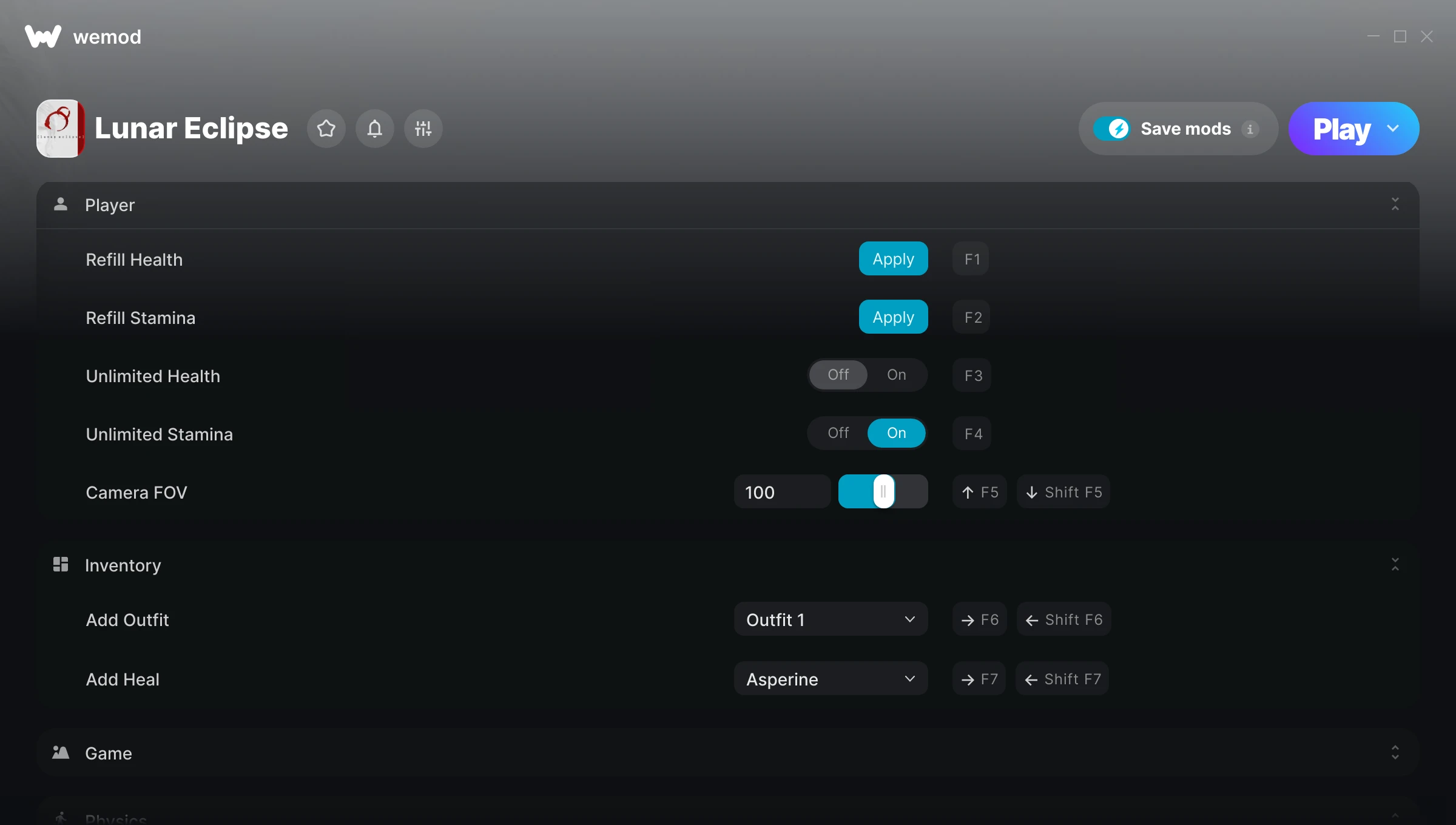 Lunar Eclipse Cheats & Trainers for PC | WeMod