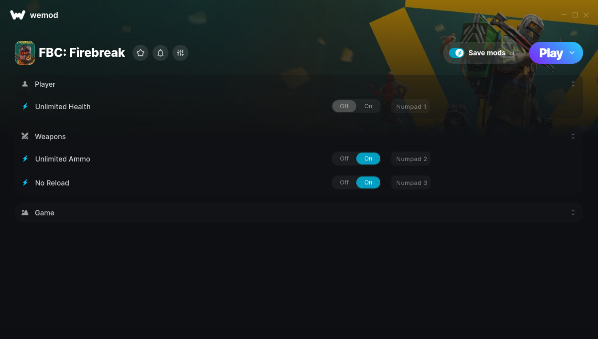 FBC: Firebreak Cheats and Trainer for Steam - Trainers - WeMod Community
