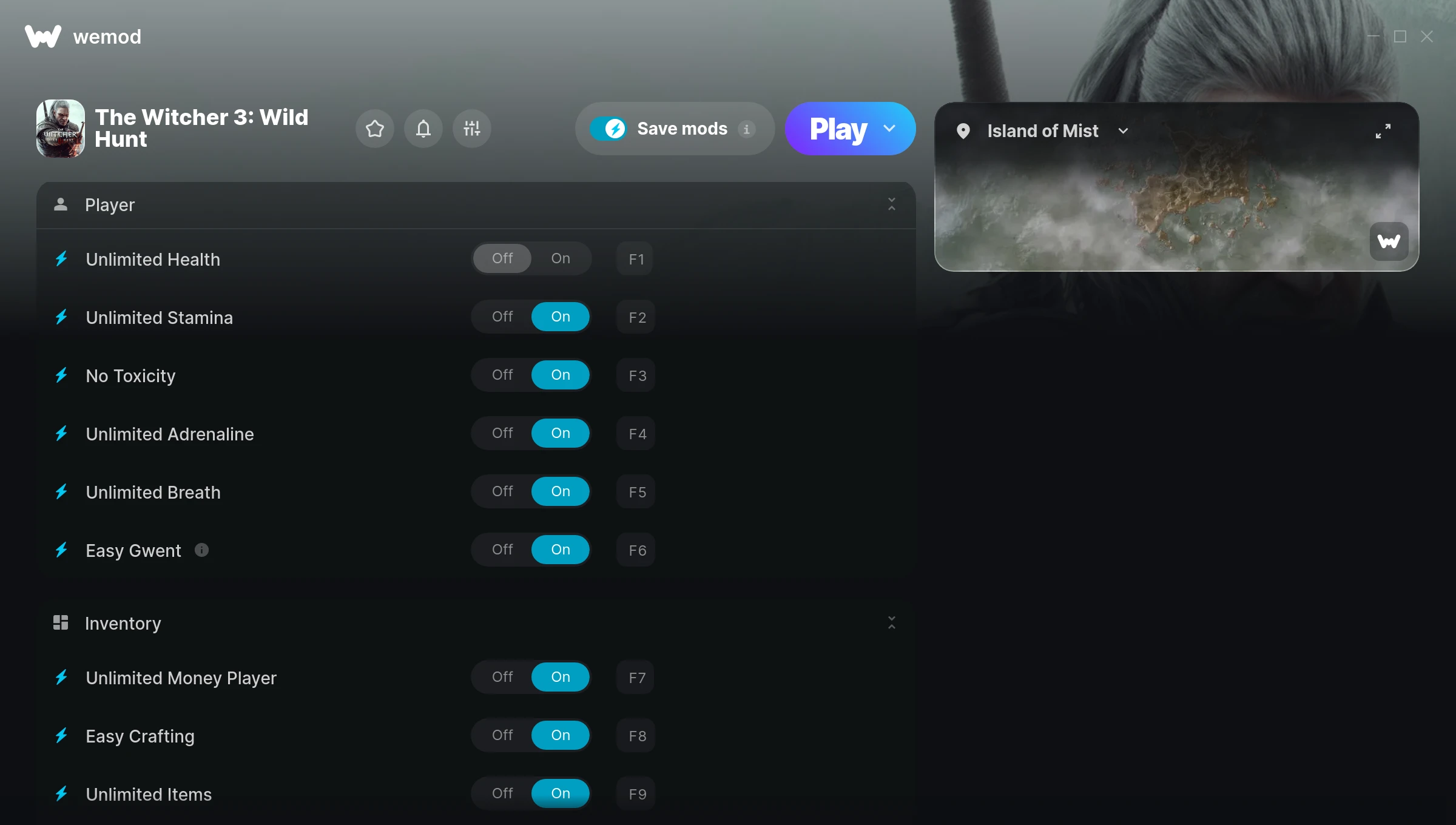 The Witcher 3: Wild Hunt Cheats, Trainers and Maps for PC | WeMod