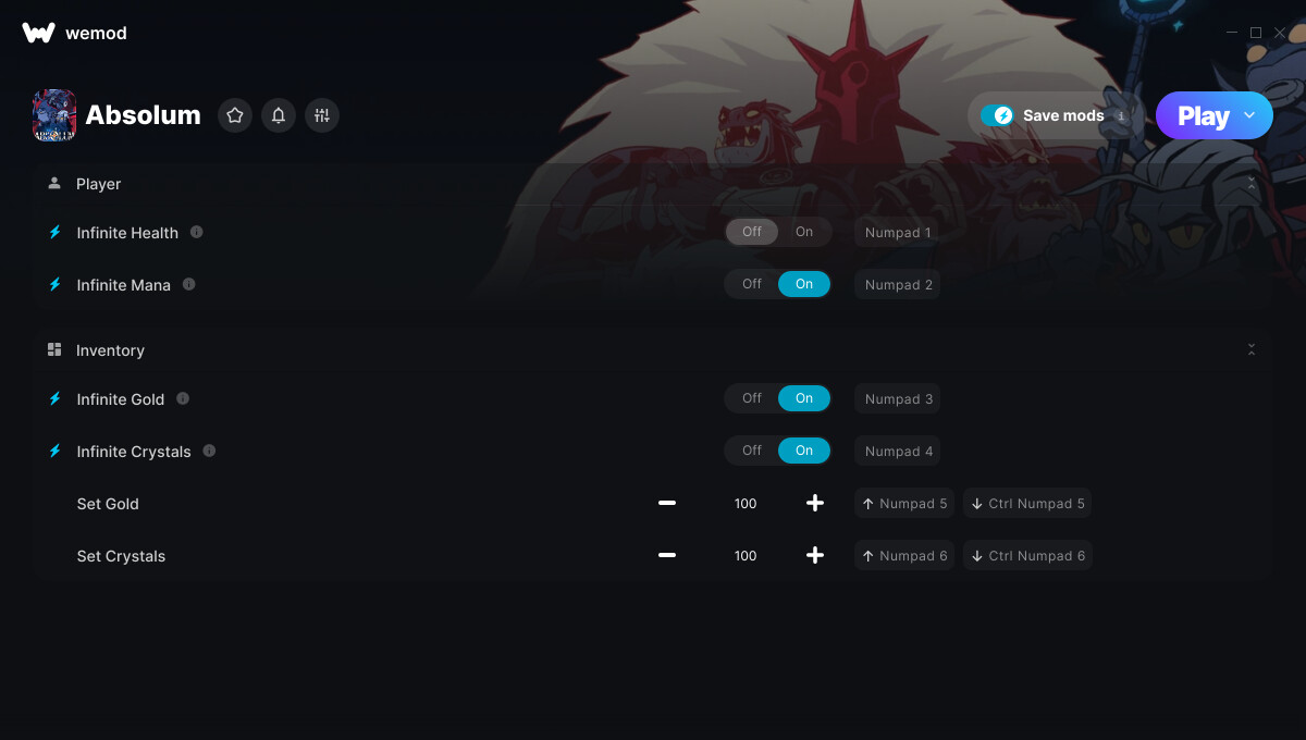 Absolum Cheats and Trainer for Steam - Trainers - WeMod Community
