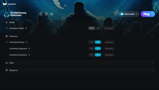 XCOM Enemy Unknown Cheats & Trainers for PC | WeMod