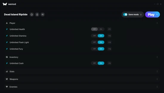 Dead Island Riptide Cheats & Trainers for PC | WeMod