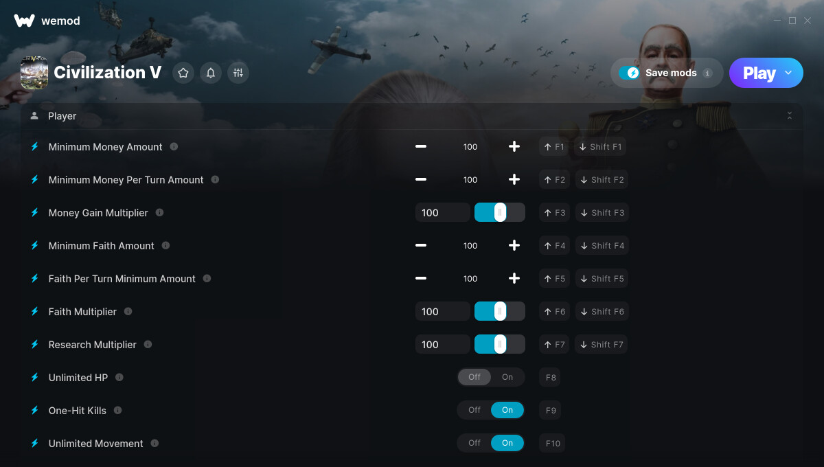 Civilization V Cheats and Trainer for Steam - Trainers - WeMod Community