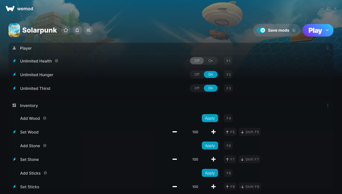 Solarpunk Cheats and Trainer for Steam - Trainers - WeMod Community