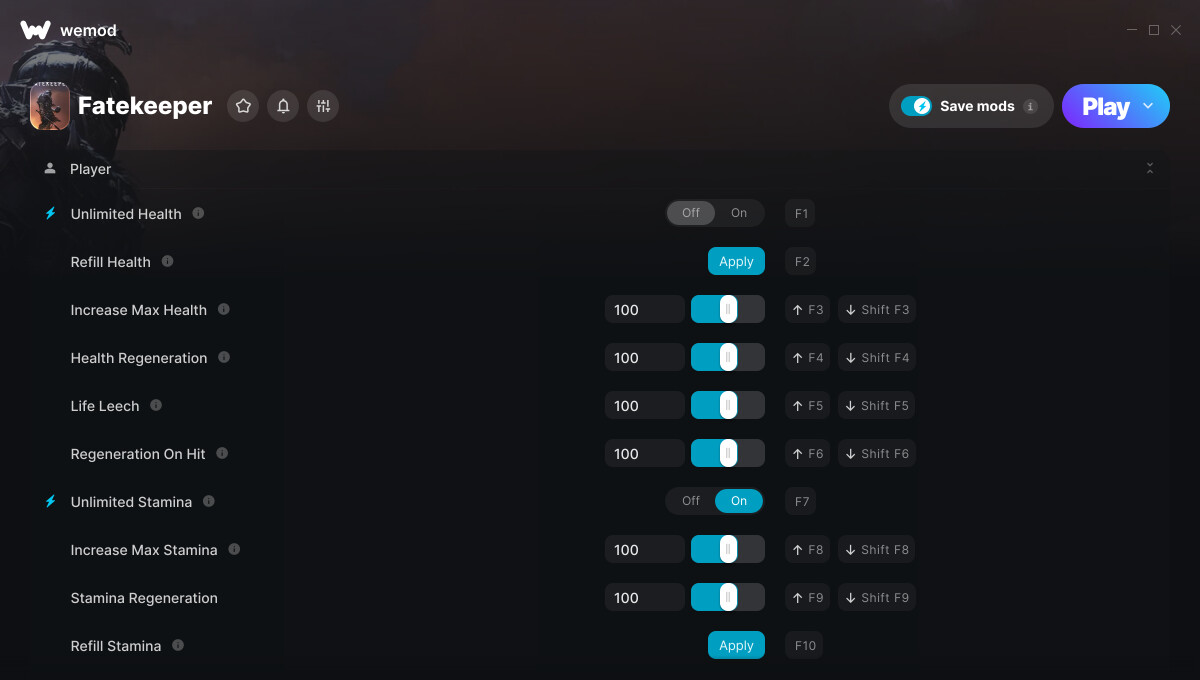 Fatekeeper Cheats and Trainer for Steam - Trainers - WeMod Community