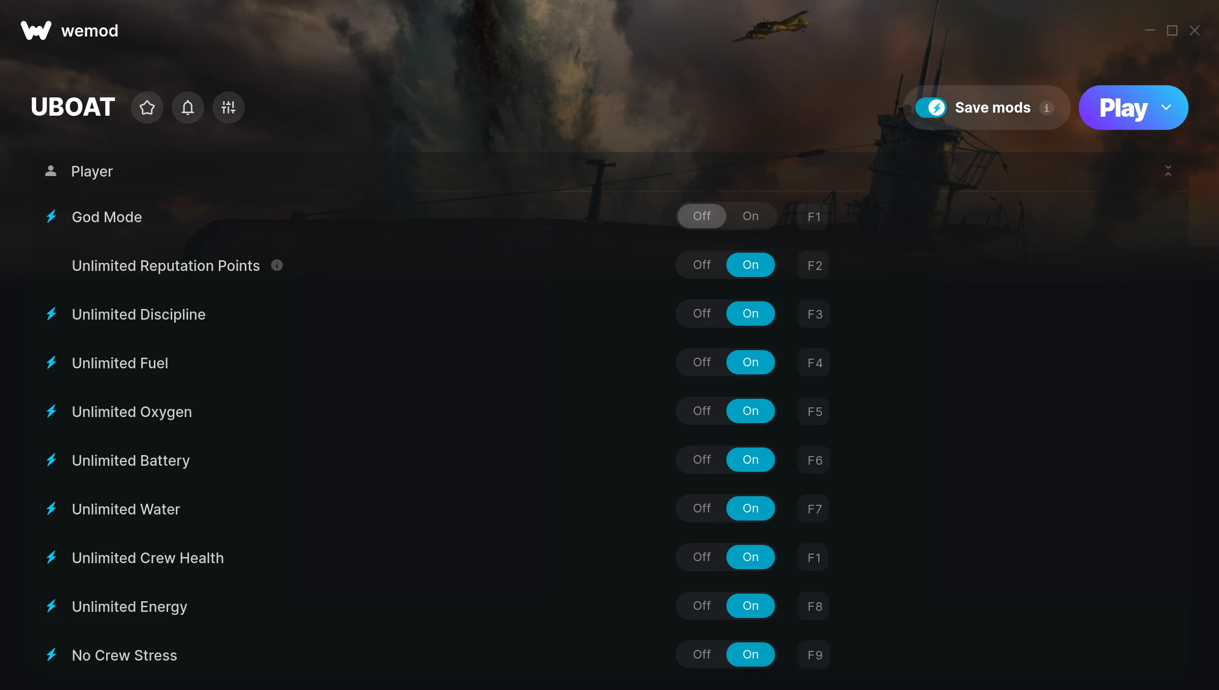 UBOAT Cheats & Trainers for PC | WeMod