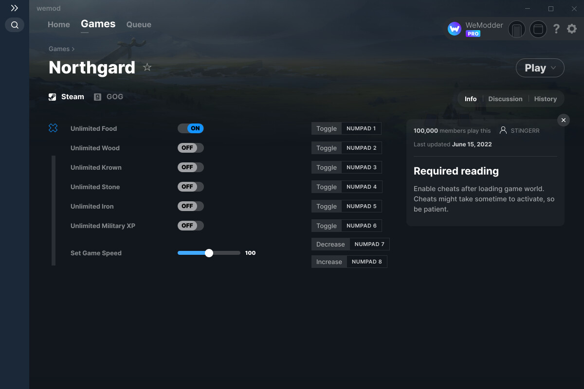 Northgard Cheats and Trainer for Steam - Trainers - WeMod Community
