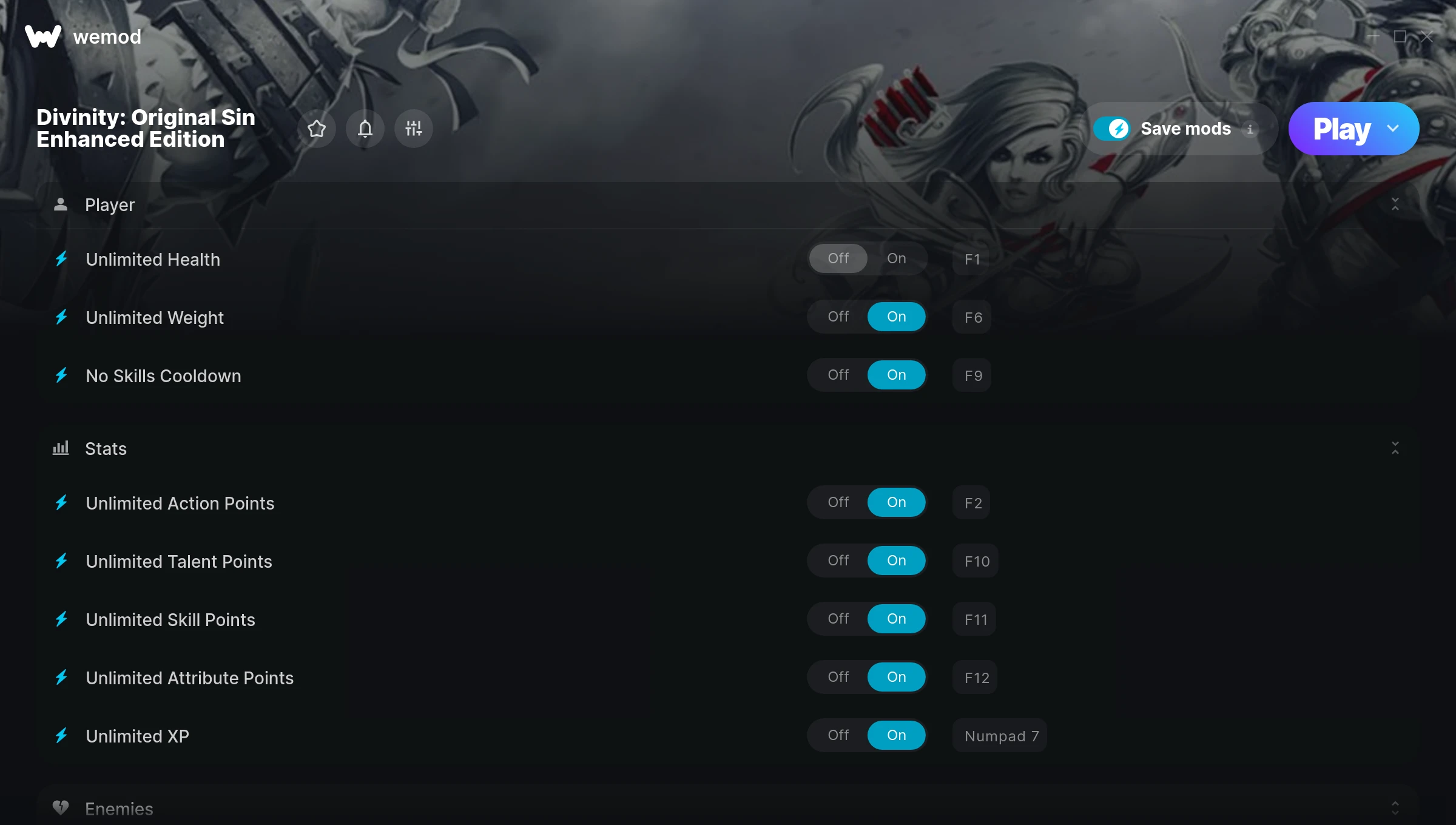 Divinity: Original Sin Enhanced Edition Cheats & Trainers for PC | WeMod