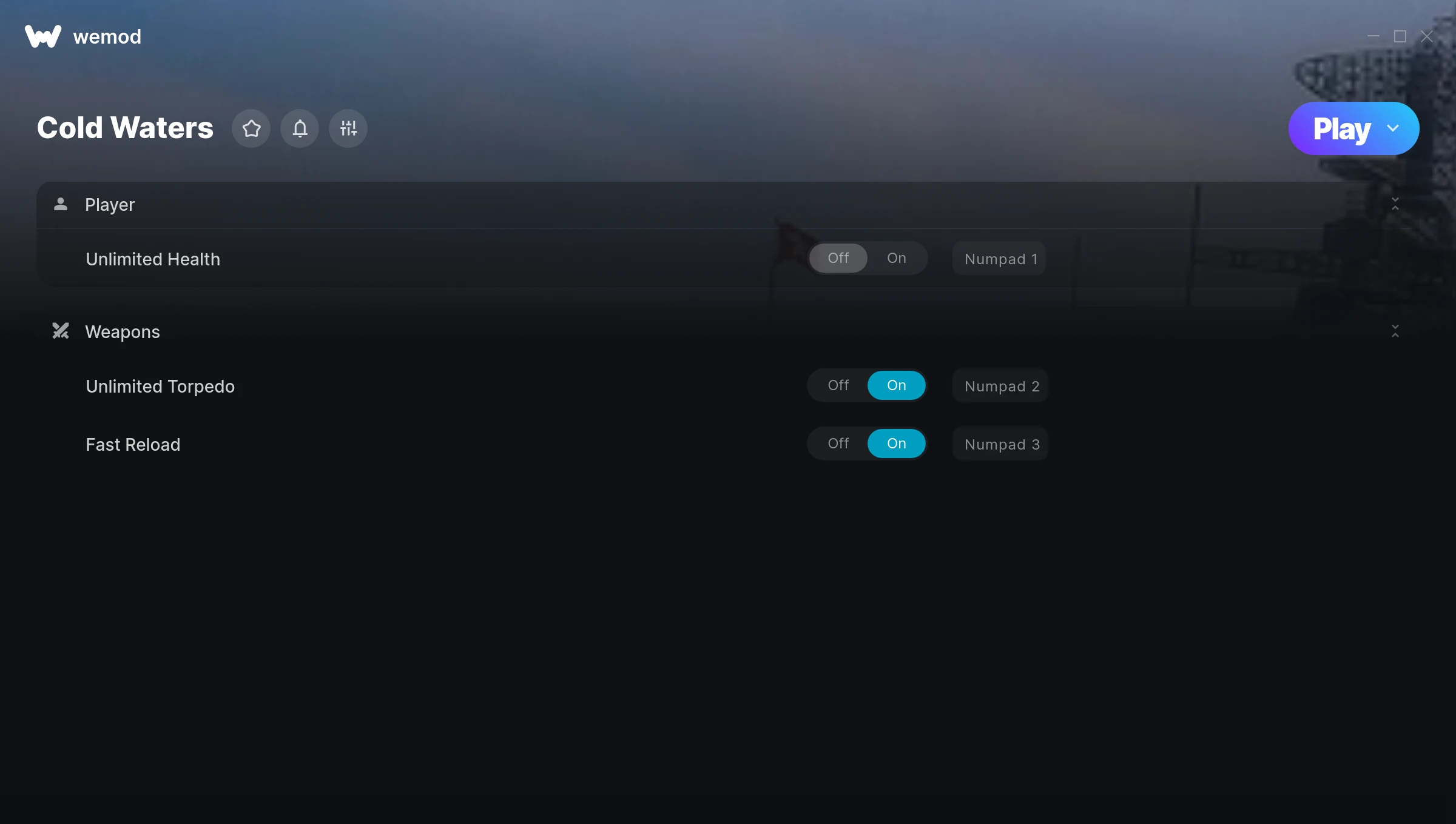 Cold Waters Cheats & Trainers for PC | WeMod