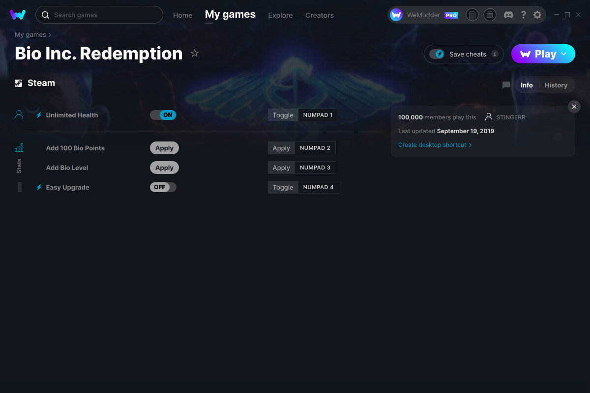 Bio Inc. Redemption Cheats and Trainer for Steam - Trainers - WeMod ...