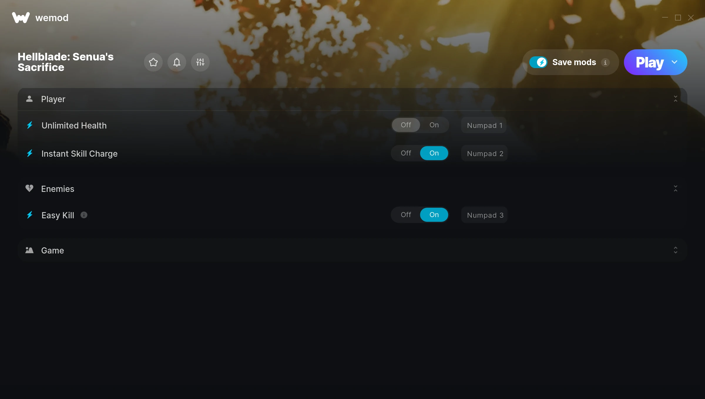 Hellblade: Senua's Sacrifice Cheats & Trainers for PC | WeMod