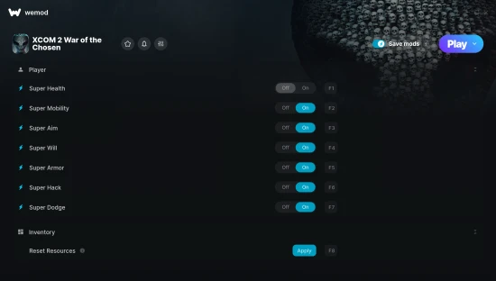 XCOM 2 War of the Chosen Cheats & Trainers for PC | WeMod