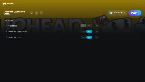 Cuphead (Windows Store) Cheats & Trainers for PC | WeMod