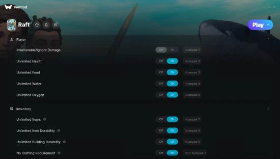 Raft Cheats & Trainers for PC | WeMod