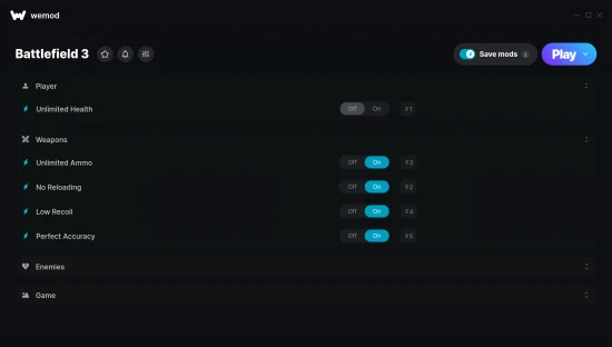 Battlefield 3 Cheats & Trainers for PC | WeMod
