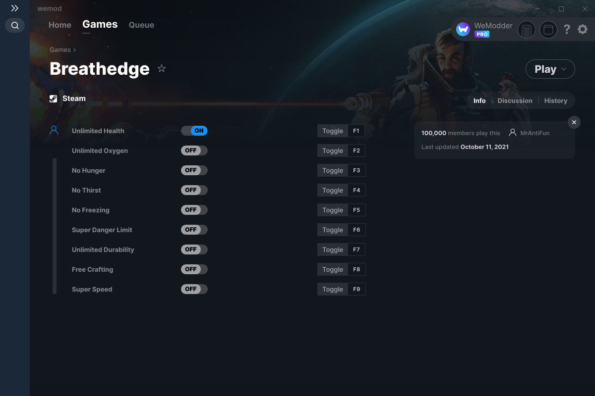 Breathedge Cheats and Trainer for Steam - Trainers - WeMod Community