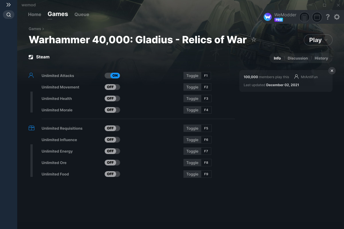 Warhammer 40,000: Gladius - Relics of War Cheats and Trainer for Steam ...