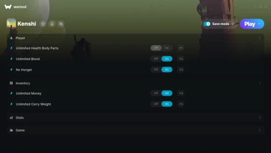 Kenshi Cheats, Trainers and Maps for PC | WeMod