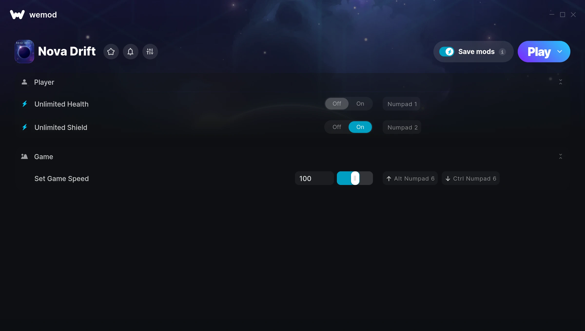 Nova Drift Cheats & Trainers for PC | WeMod