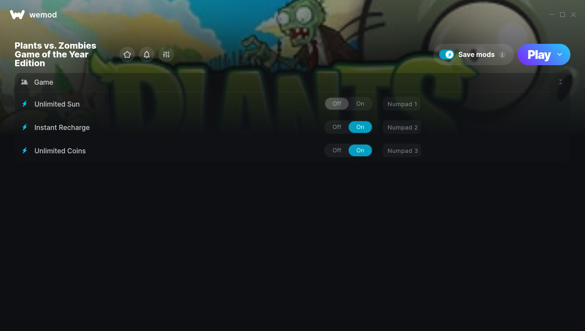 Plants vs. Zombies Game of the Year Edition Cheats and Trainer for EA ...