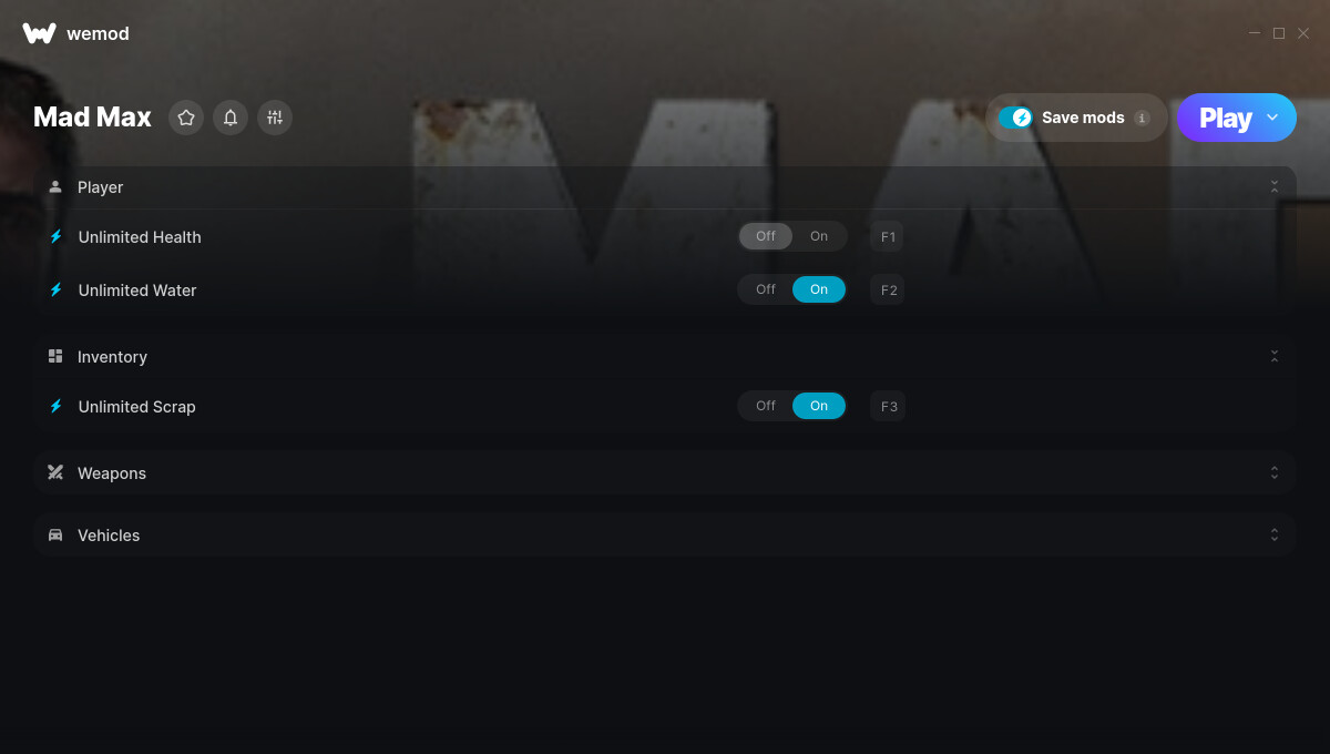 Mad Max Cheats and Trainer for EA - Trainers - WeMod Community