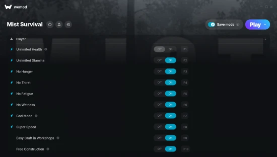 Mist Survival Cheats & Trainers for PC | WeMod