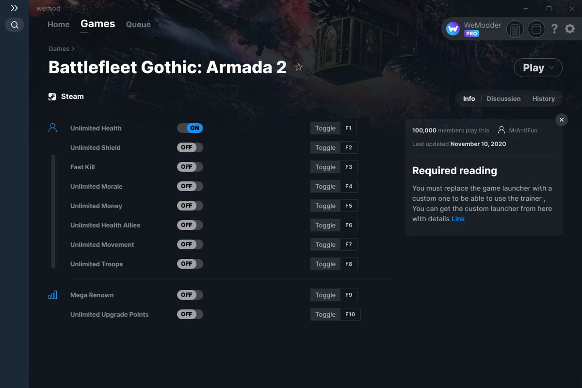Battlefleet Gothic: Armada 2 Cheats and Trainer for Steam - Trainers - WeMod Community