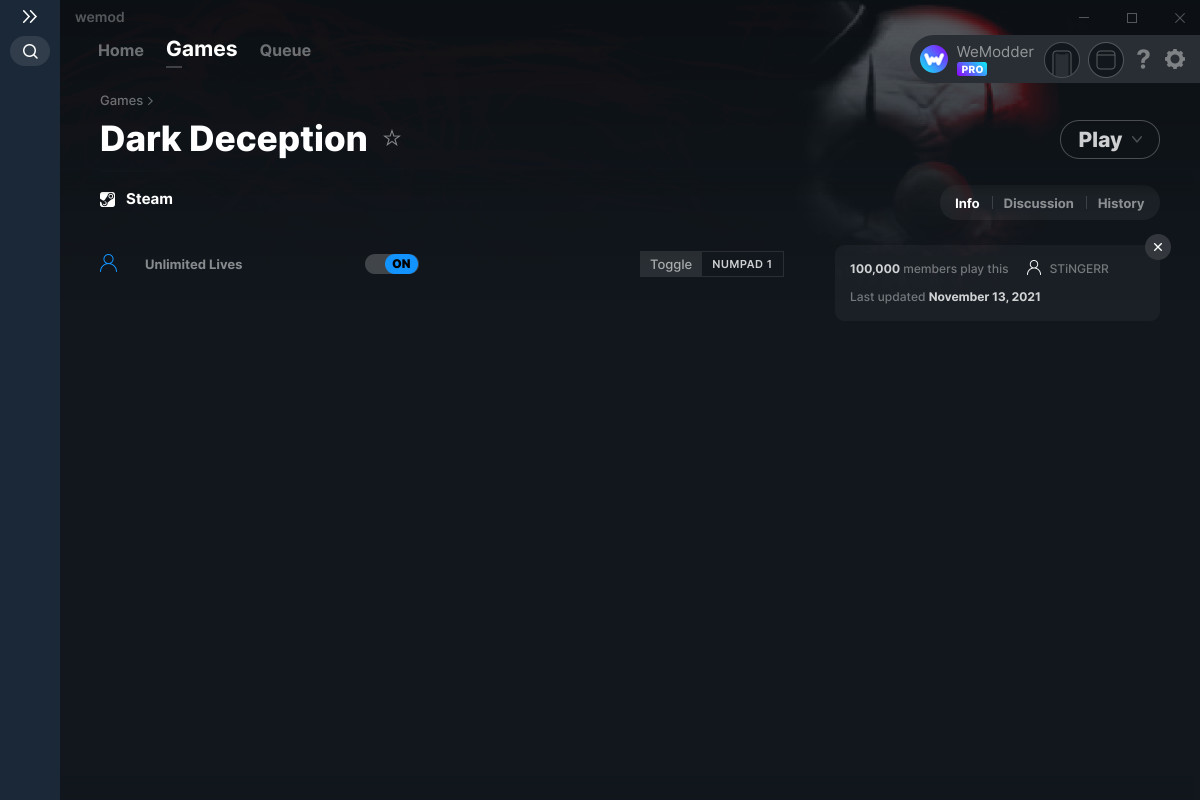 Dark Deception Cheats and Trainer for Steam - Trainers - WeMod Community