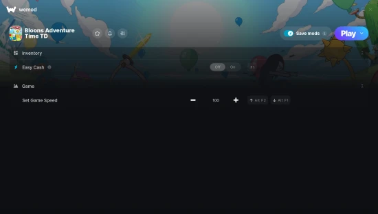Bloons Adventure Time TD Cheats & Trainers for PC | WeMod
