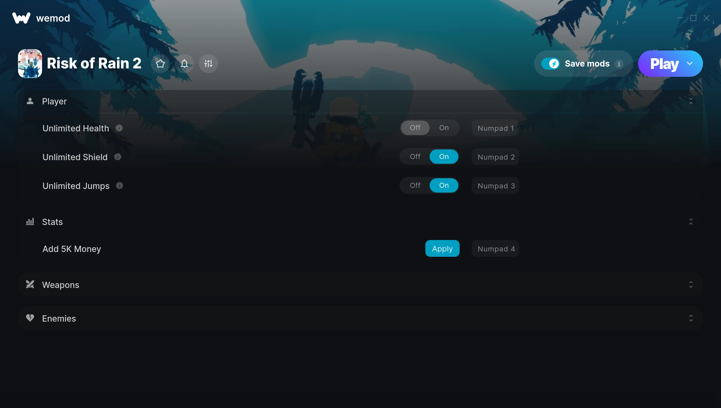 Risk of Rain 2 Cheats & Trainers for PC | WeMod