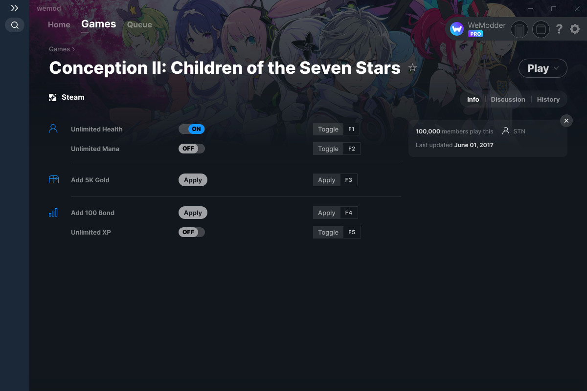 Conception II: Children of the Seven Stars Cheats and Trainer for Steam ...