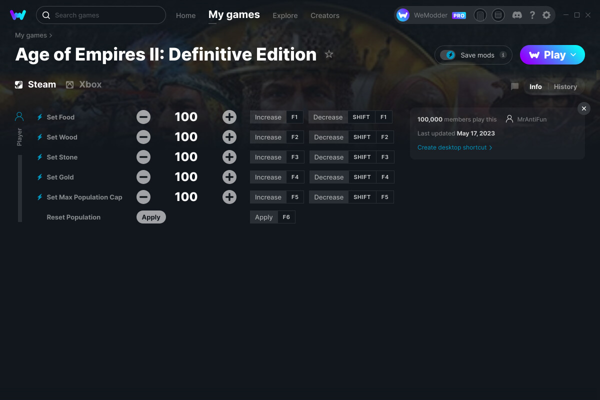 Age of Empires II: Definitive Edition Cheats and Trainer for Xbox ...