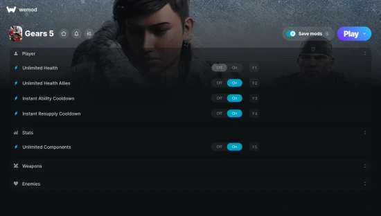 Gears 5 Cheats & Trainers for PC | WeMod