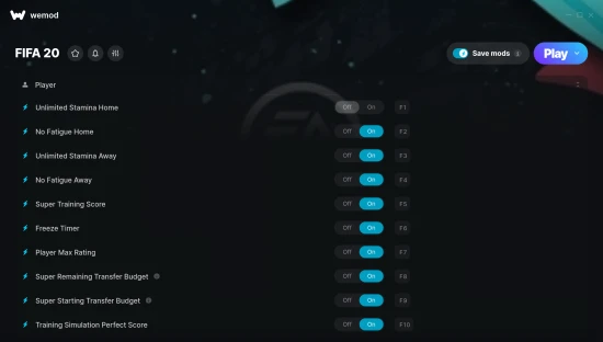 FIFA 20 Cheats & Trainers for PC | WeMod