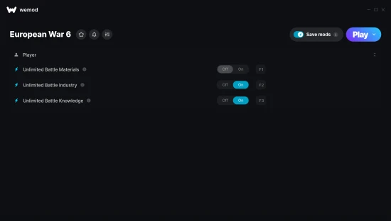 European War 6 Cheats & Trainers for PC | WeMod